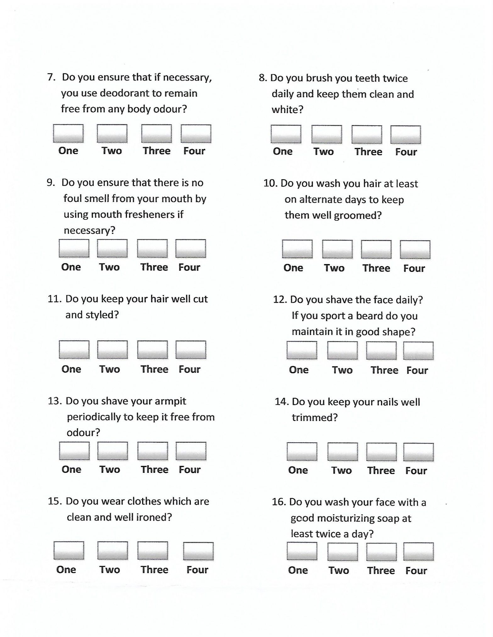 Create a Great First Impression; Answer 16 Questions